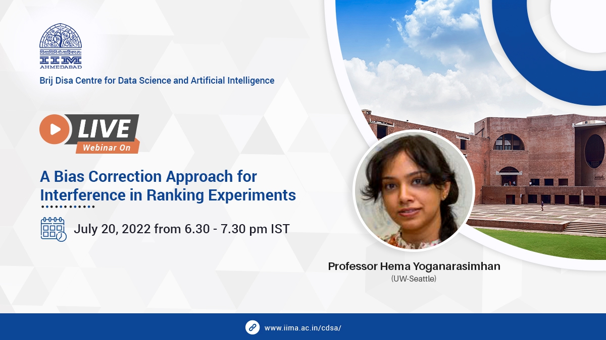 A Bias Correction Approach for Interference in Ranking Experiments | IIMA